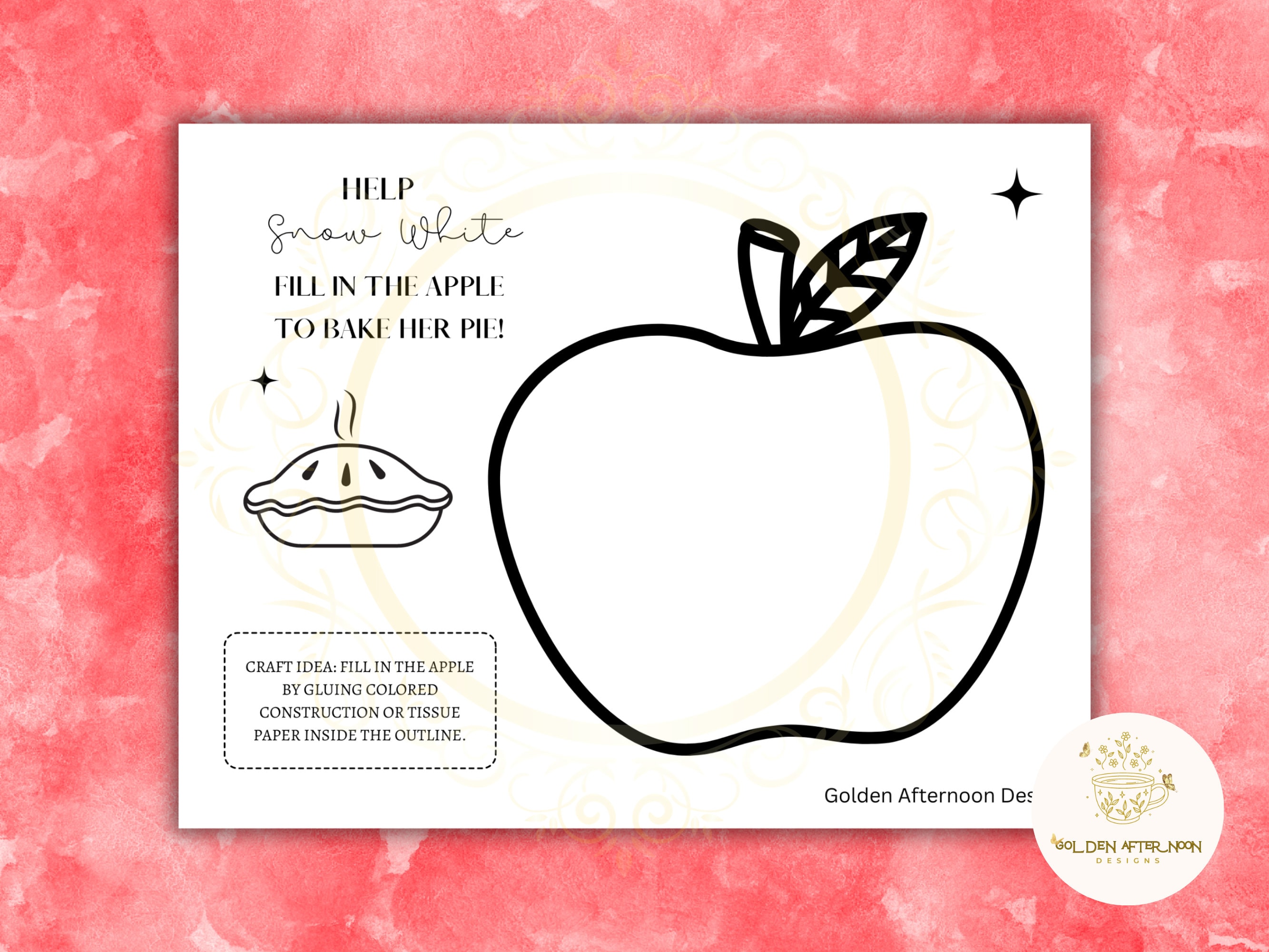 Hojas De Trabajo De Blancanieves