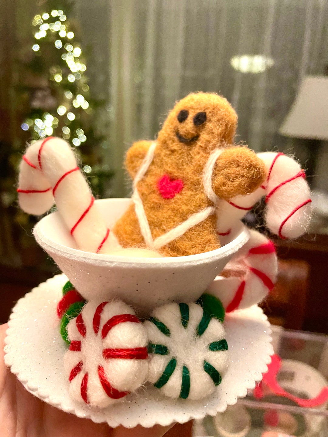 Cindy Lou Who Costume Teacup ONLY | Felt Gingerbread/candy, Christmas ...