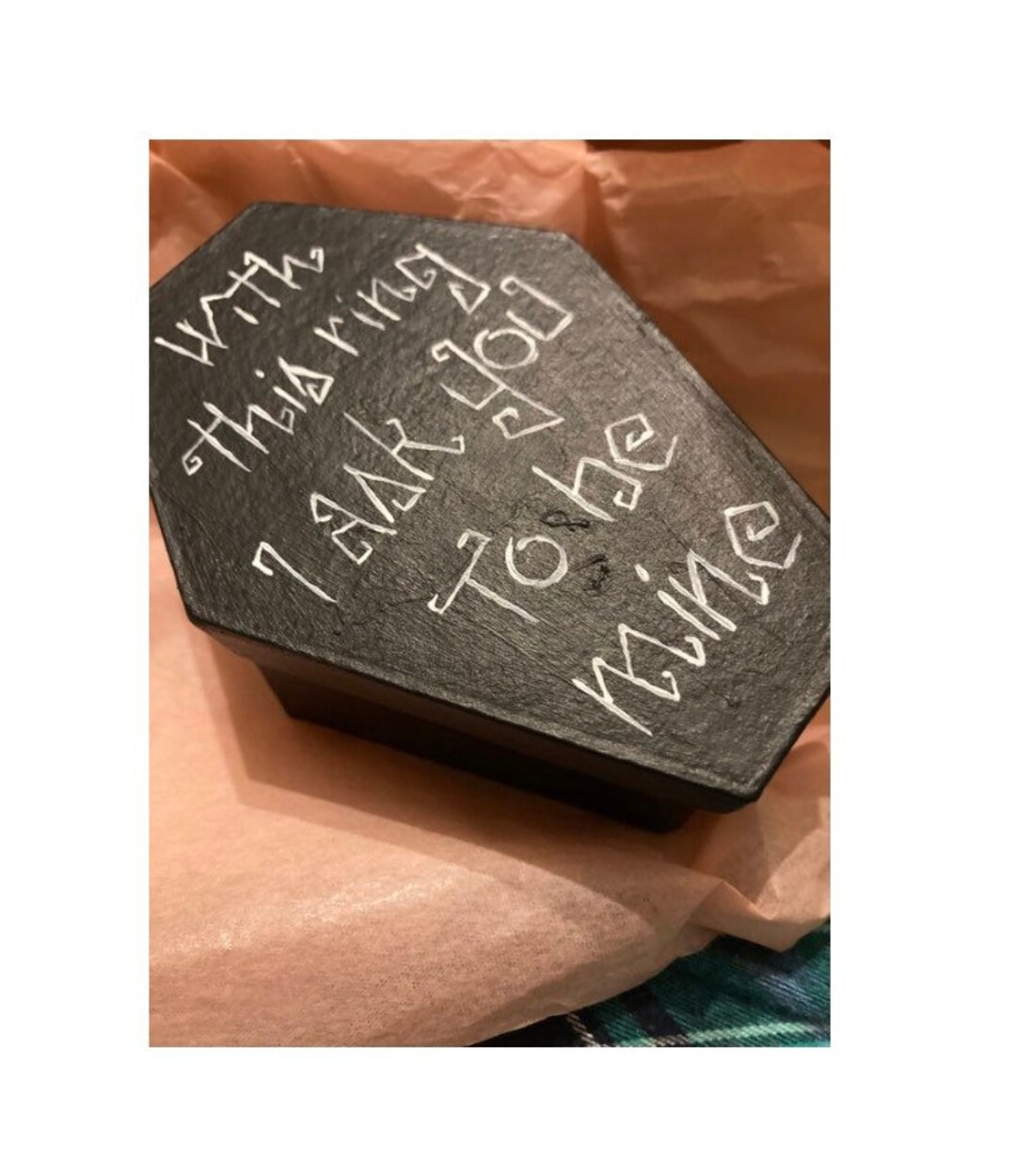 Coffin Ring Box - Corpse Bride Vows - Etsy