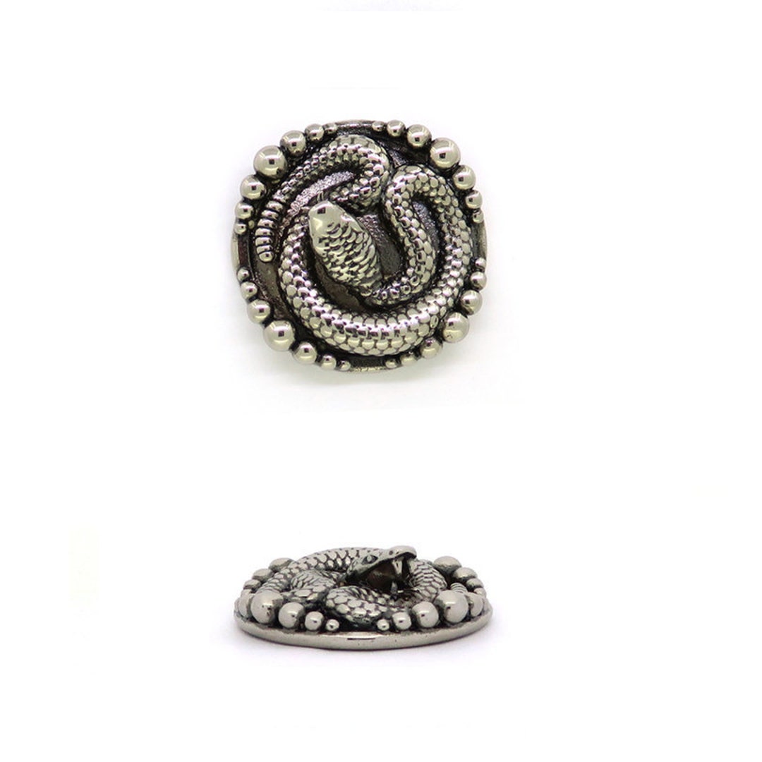 Snake Conchos - Ø 4/5 Inch - Etsy