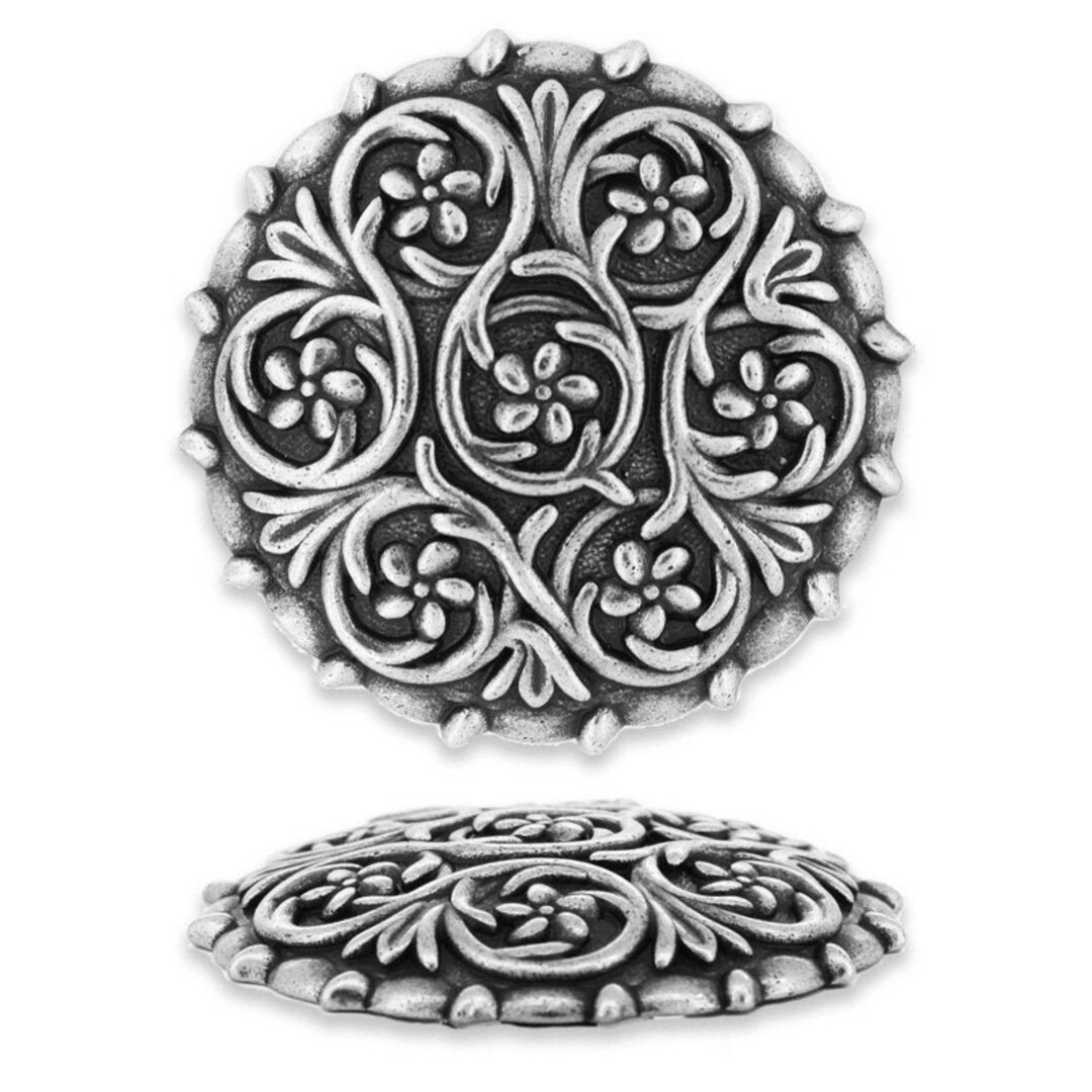 Flowers Decorations Conchos - Ø 1-1/2 Inch - Etsy