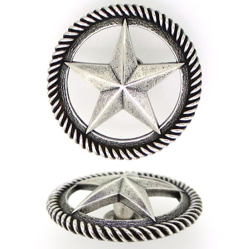 Texas Star Conchos Rope - Ø 1-1/2 Inch - Etsy