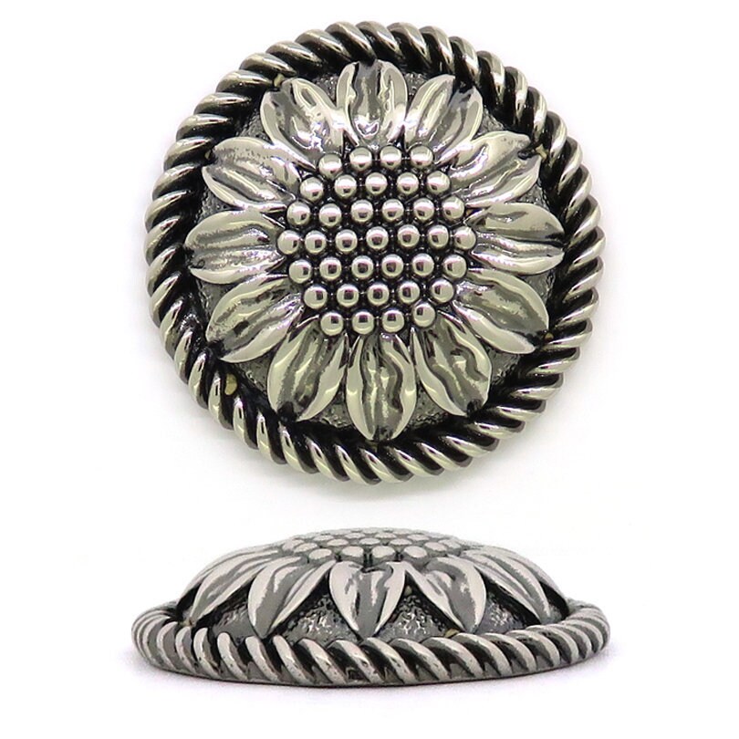 Sunflower Conchos Ø 1-1/2 Inch - Etsy UK