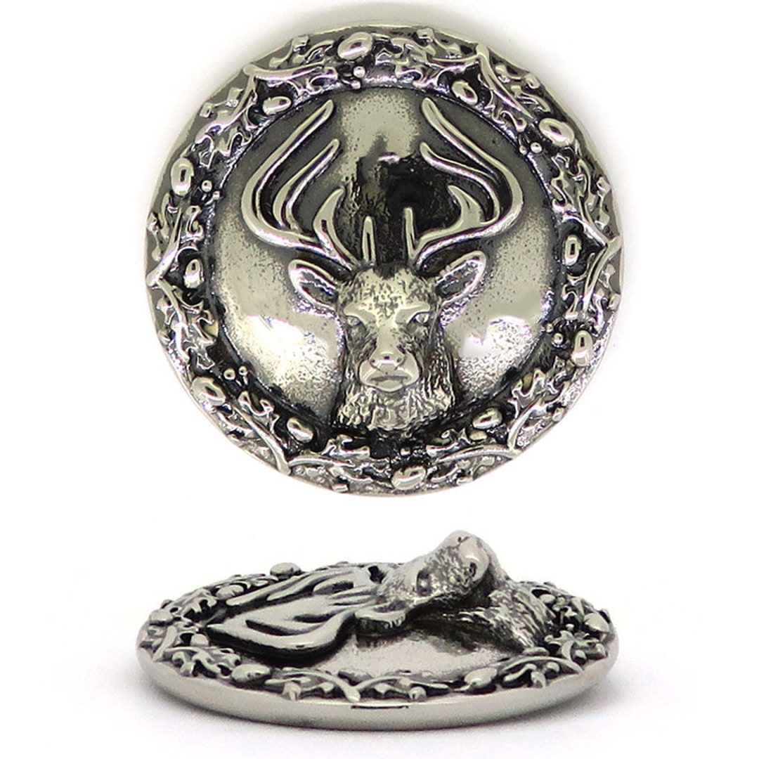 Deer Conchos - Ø 1-1/2 Inch - Etsy