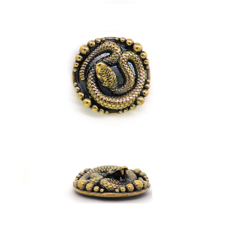 Snake Conchos - Ø 4/5 Inch - Etsy