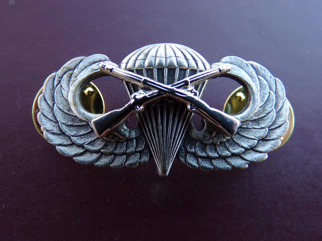 Airborne Infantry Jump Wing Badge Military Paratrooper Pin Parachute ...