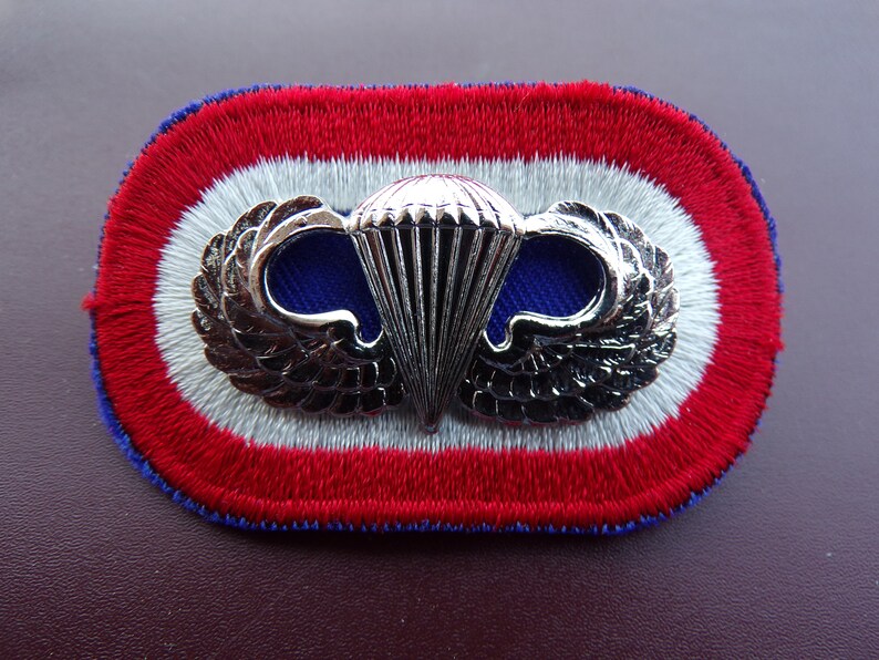 82nd Airborne Division Jump Wing Badge Military Paratrooper Patch Pin ...