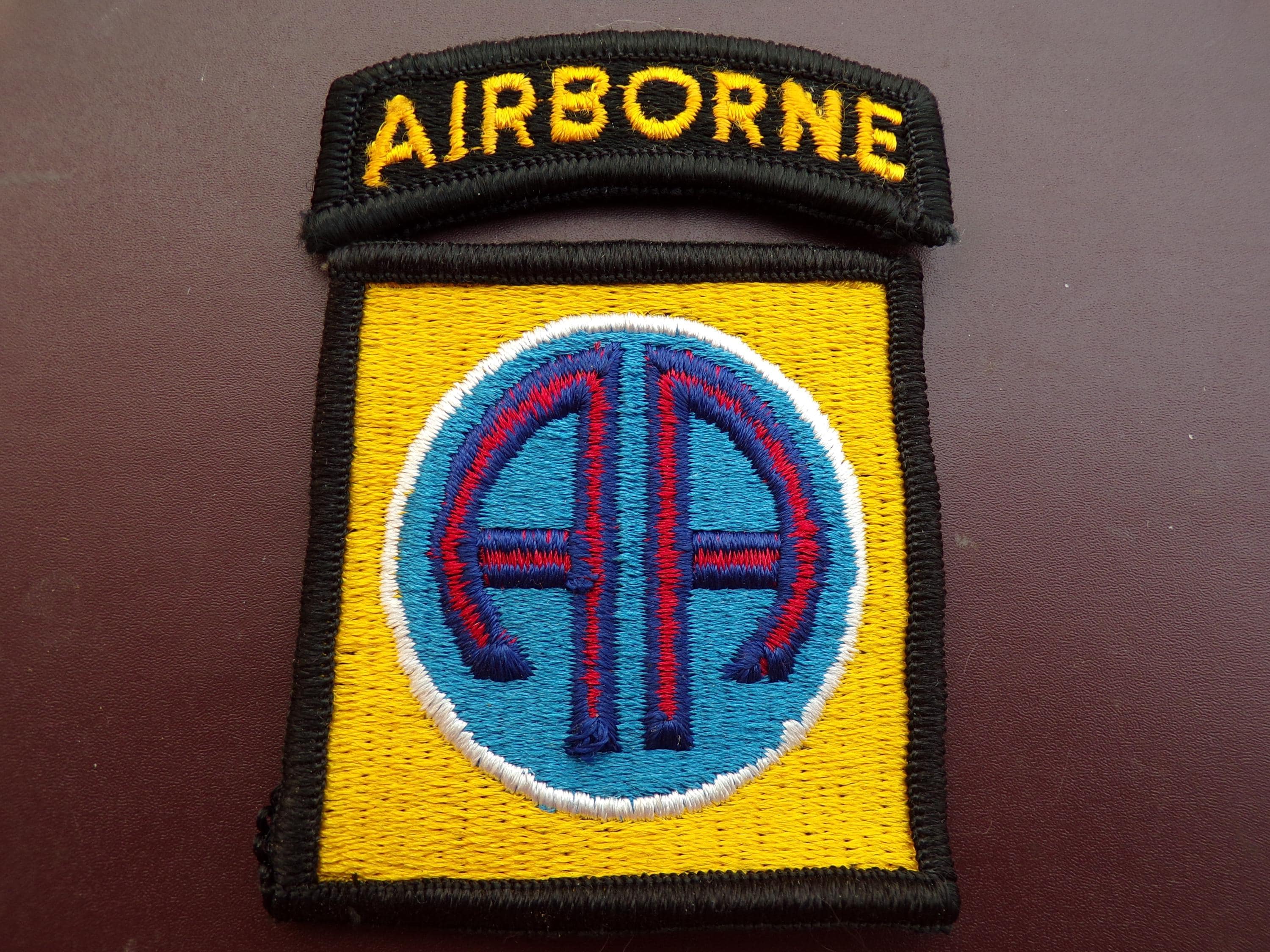 US Army 82nd Airborne Infantry Division Patch Tab Combat Paratrooper ...