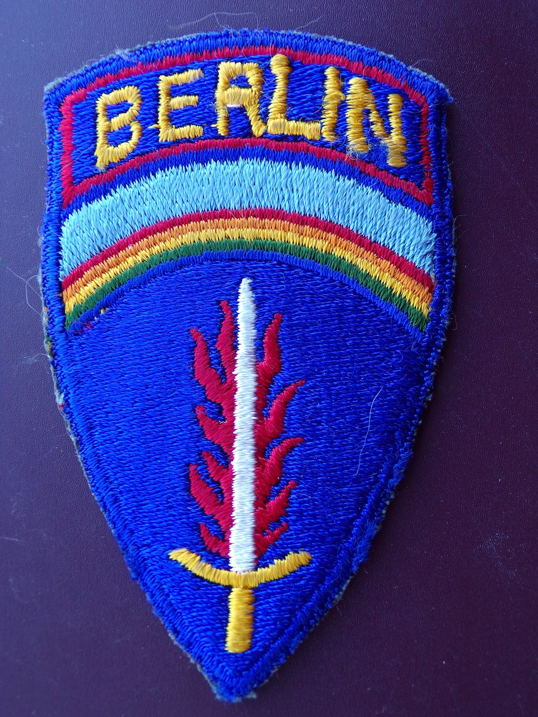 US Army Berlin Brigade Patch Vintage Insignia Uniform SSI Military ...