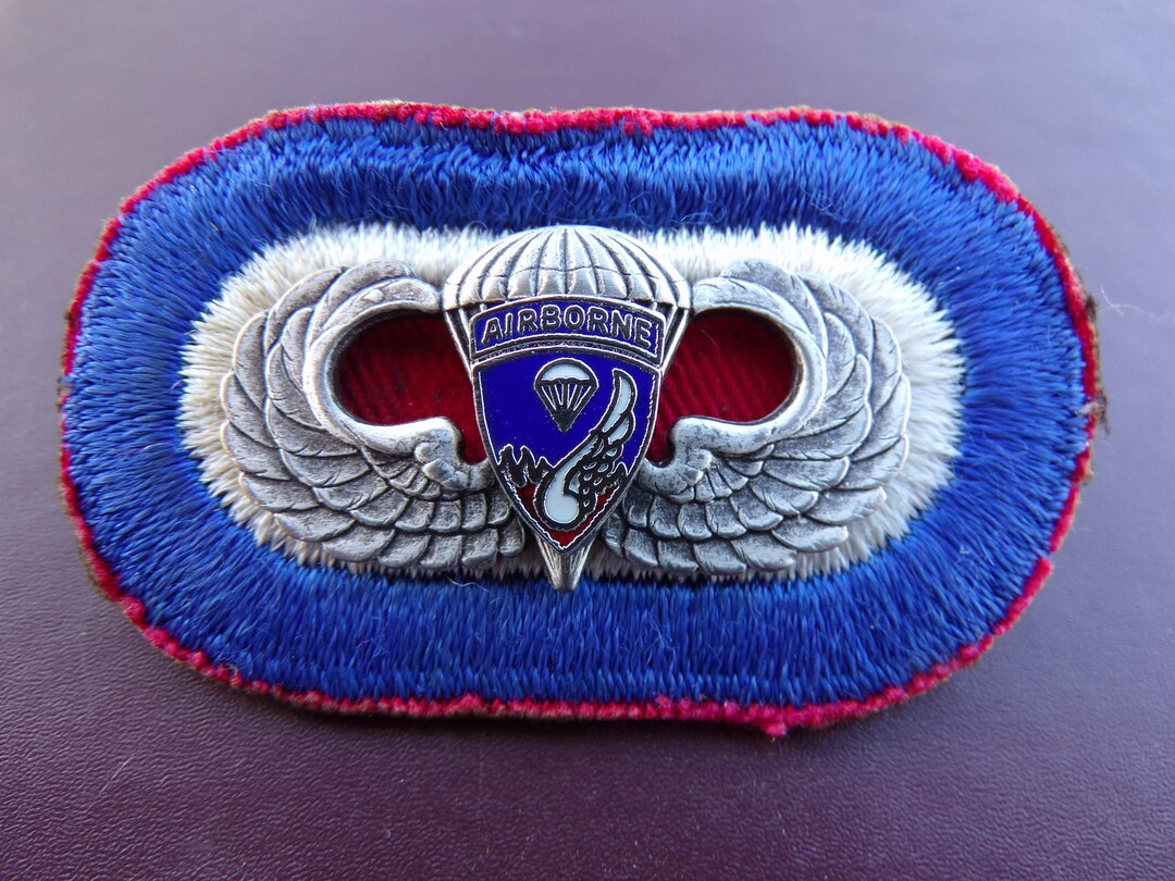 187th Airborne Infantry RCT Jump Wing Badge Military Paratrooper Pin ...