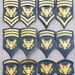 US Army Specialist Rank Patch Sets Vintage Insignia Uniform Shoulder ...