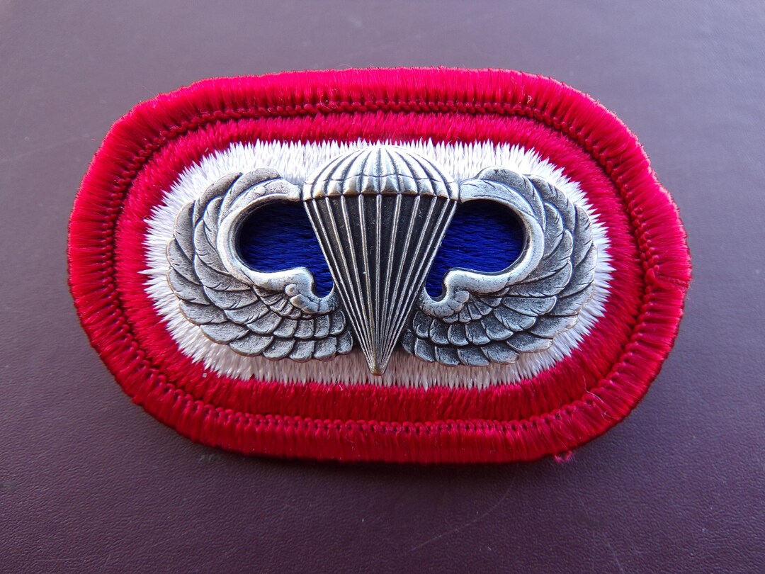 82nd Airborne Division Jump Wing Badge Military Paratrooper Patch Pin ...