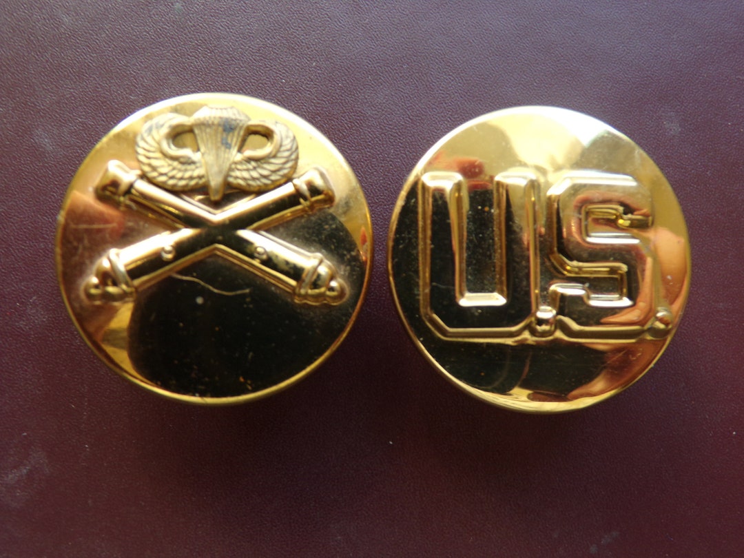 Field Artillery Parachute Disk Pin US Army Airborne Military FA ...