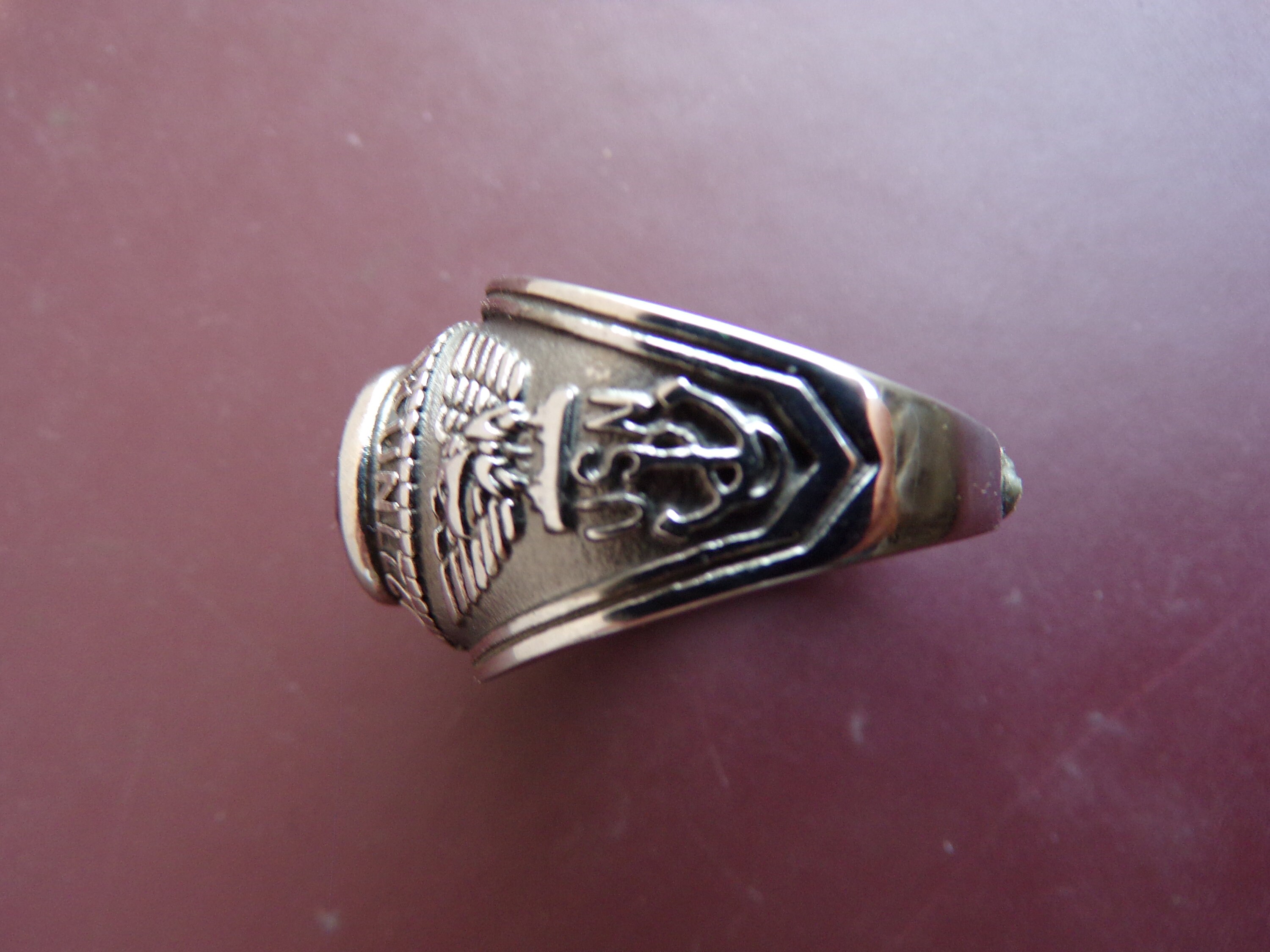 US Navy Men's Class Ring USN Military Finger Insignia - Etsy