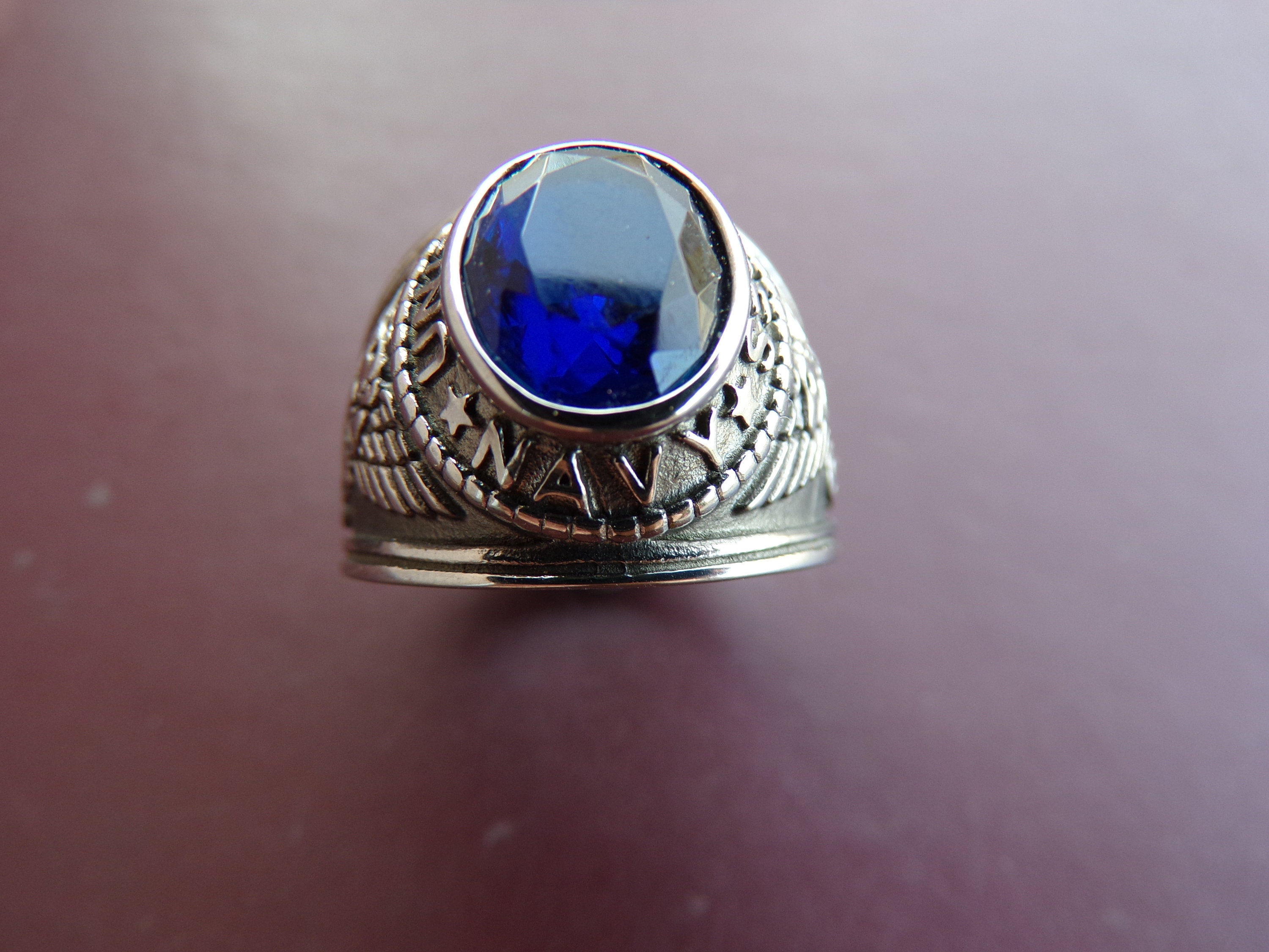 US Navy Men's Class Ring USN Military Finger Insignia - Etsy