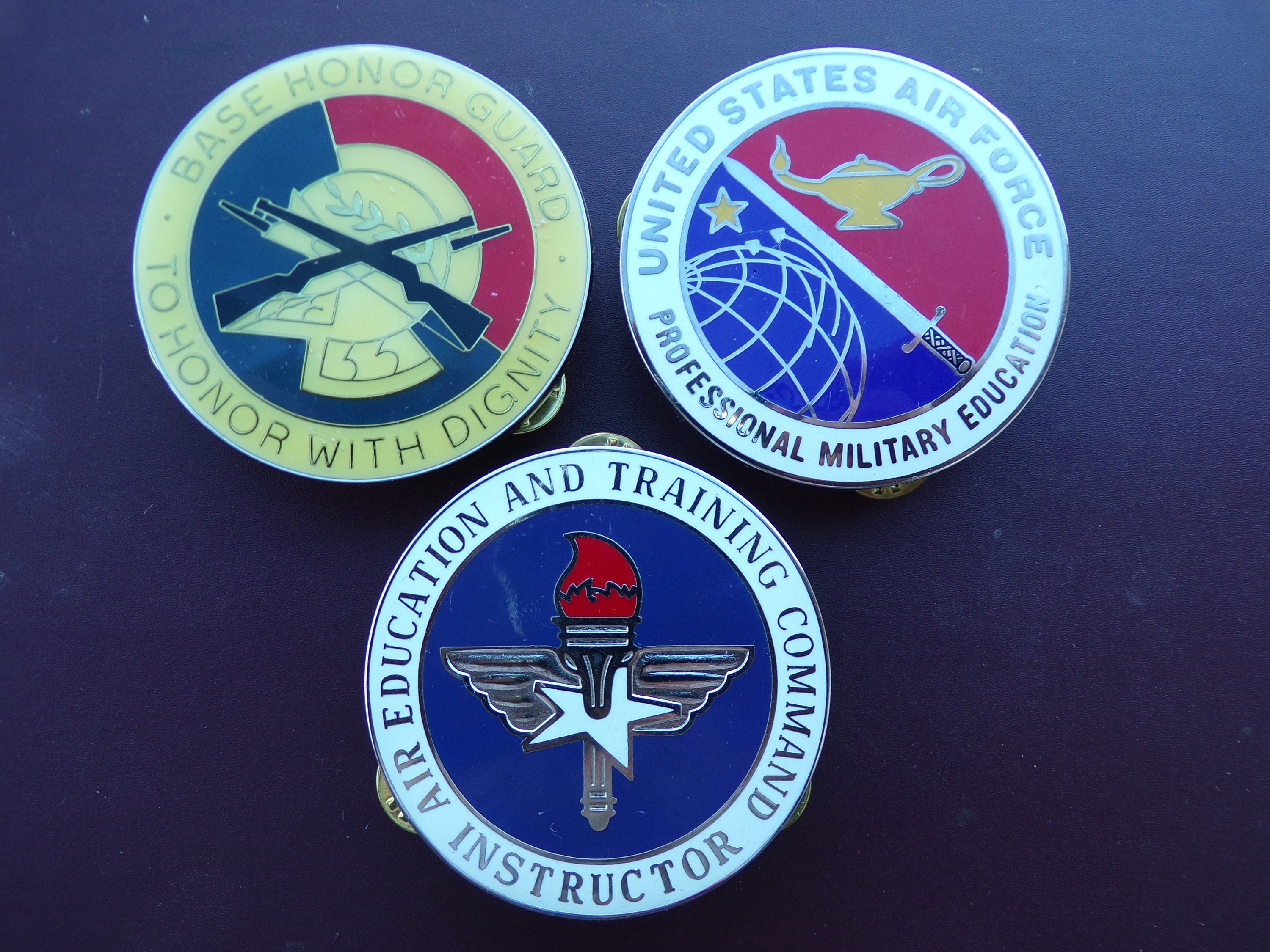 US Air Force Pocket Badge Military Aviation Insignia Lapel Pin Lot USAF ...