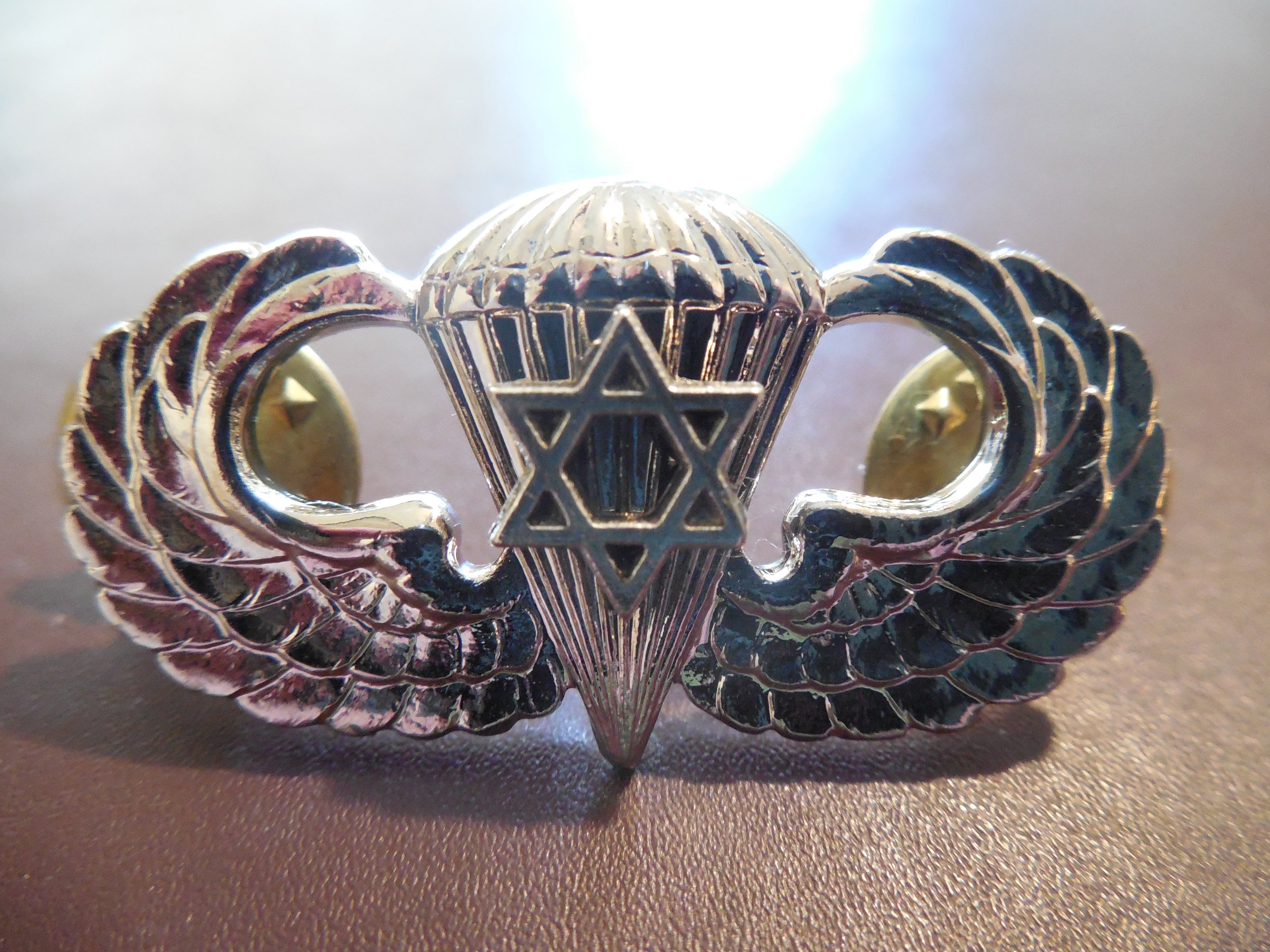 Airborne Jewish Chaplain Jump Wing Badge: Military Paratrooper Pin - Etsy