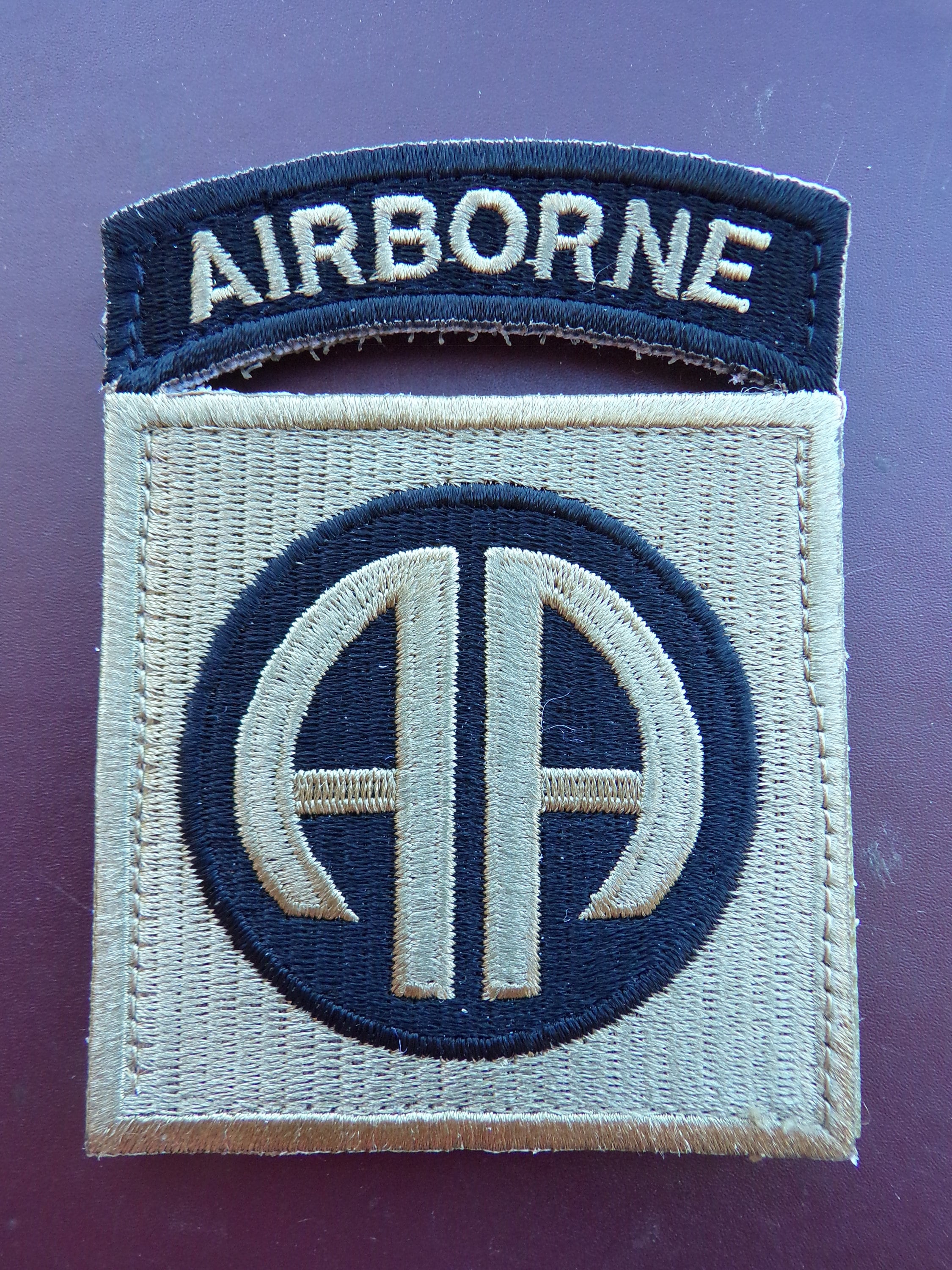 US Army 82nd Airborne Infantry Division Patch Tab Combat Velcro ...
