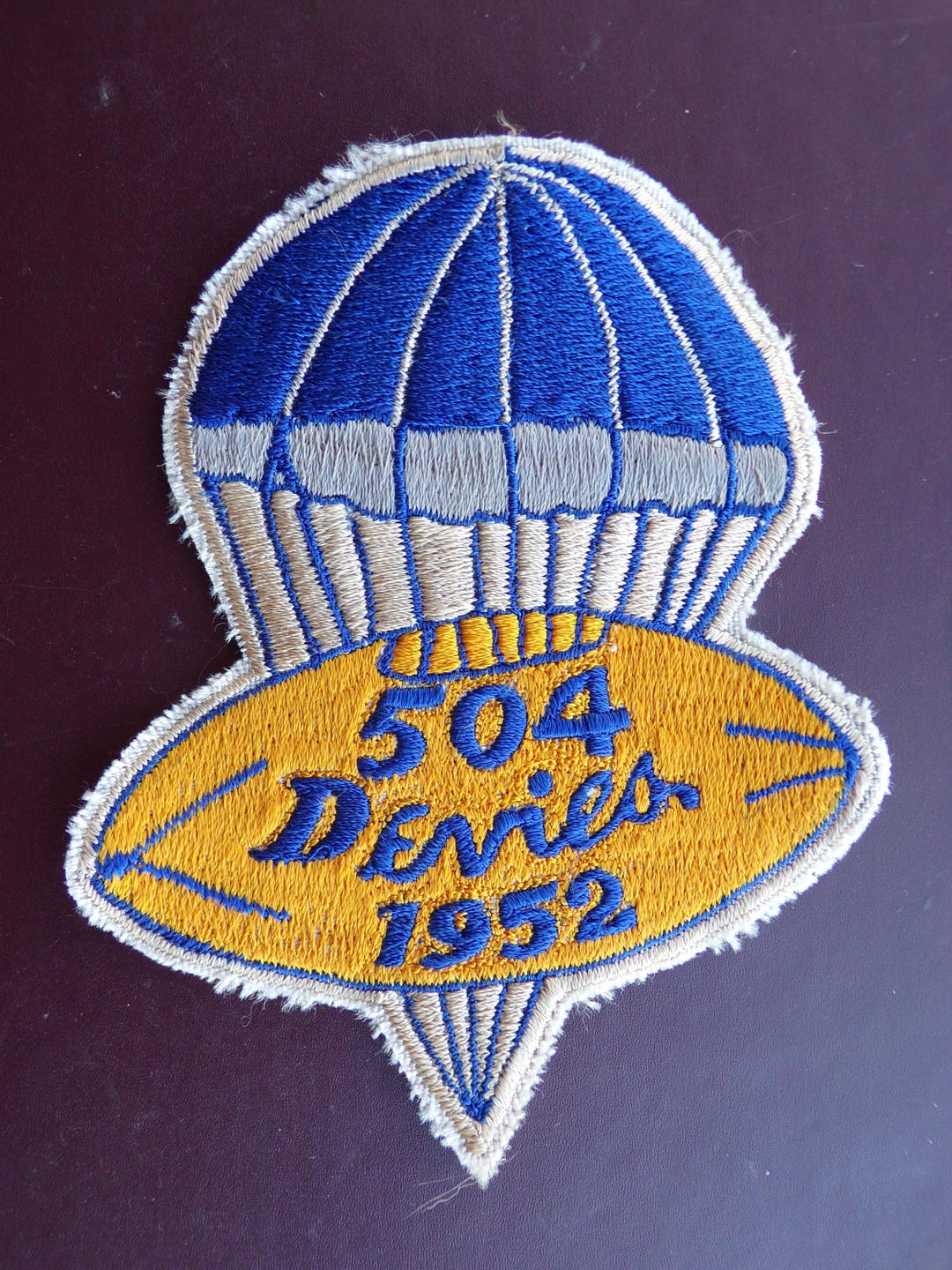 US Army Vintage 504th Airborne Infantry Regiment Patch Insignia 1952 ...