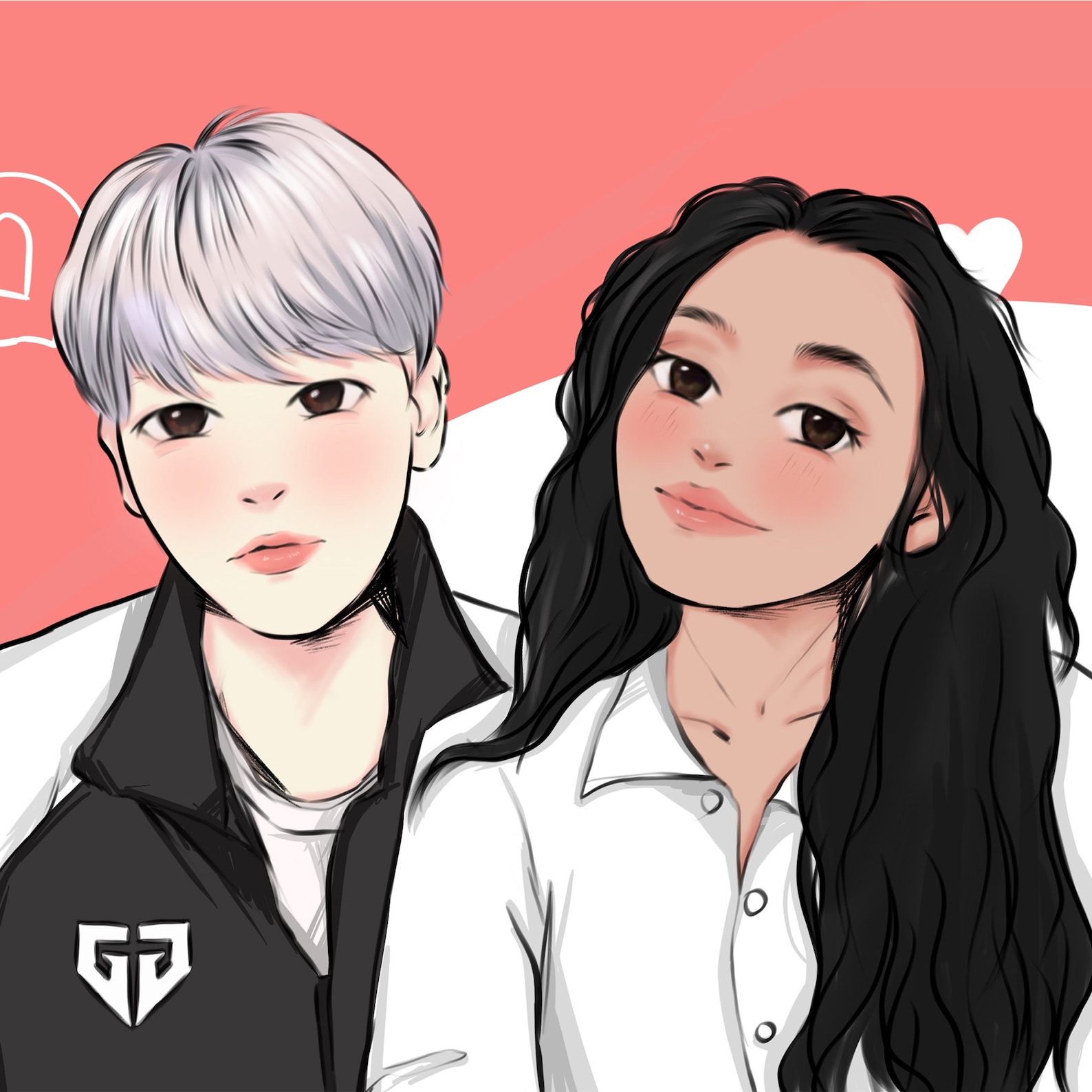 Custom Anime Portrait From Photo Personalized Social Profile - Etsy