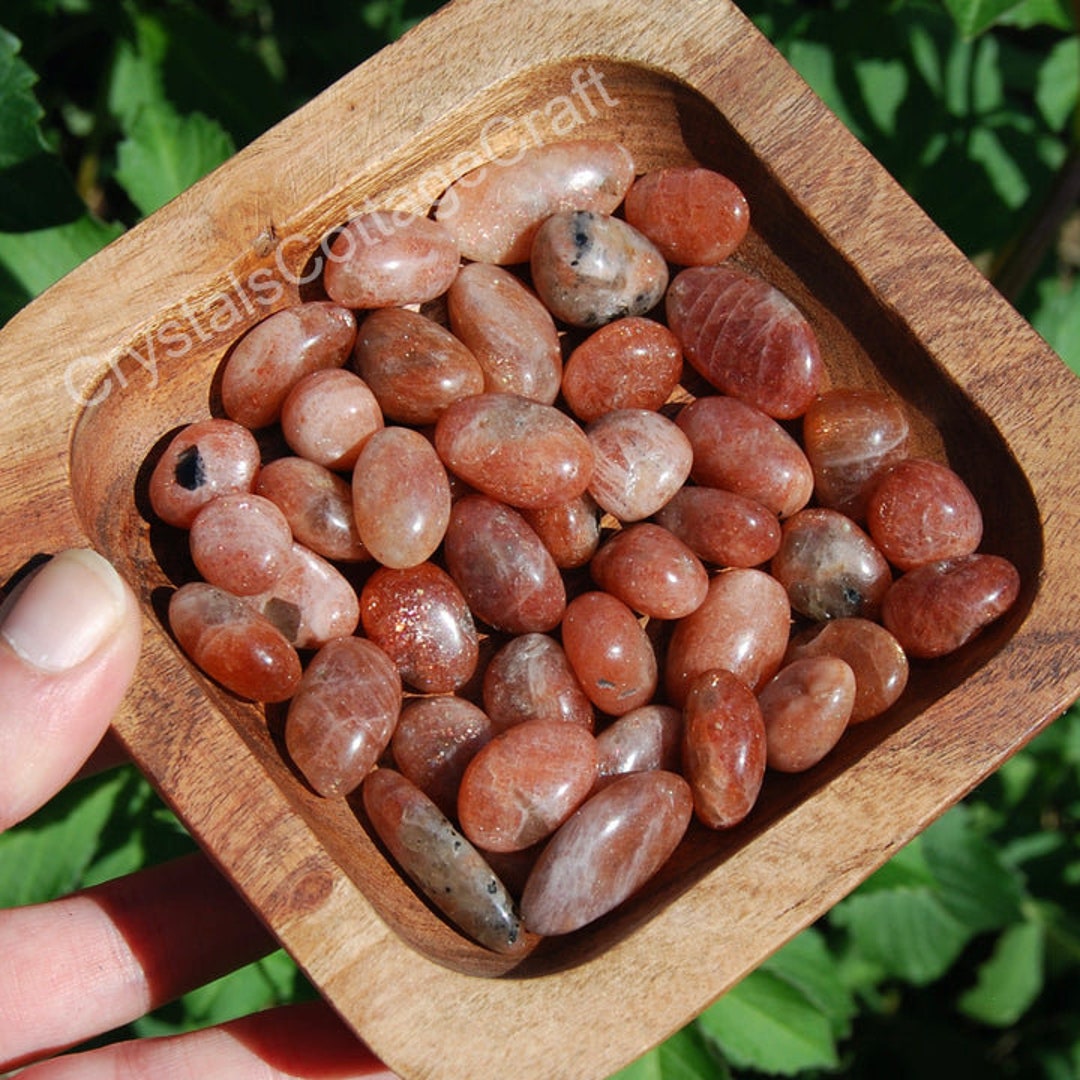 Sunstone Tumbled Crystal - Multiple Sizes Available - Polished Sunstone ...