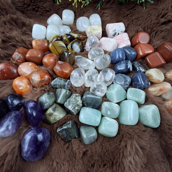 Tumbled Gemstones - Etsy