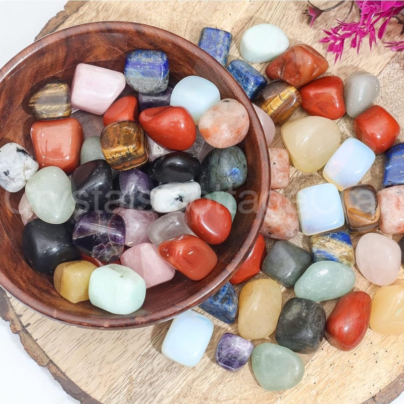 Tumbled Gemstones - Etsy