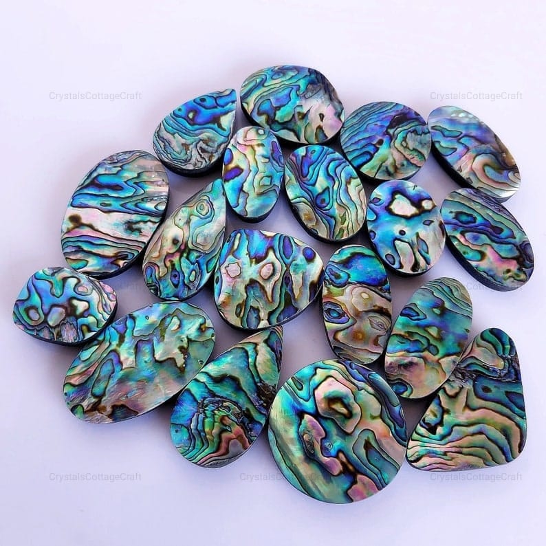 Abalone Gemstone, Abalone Cabochon, Abalone Shell, Loose Abalone Shell ...
