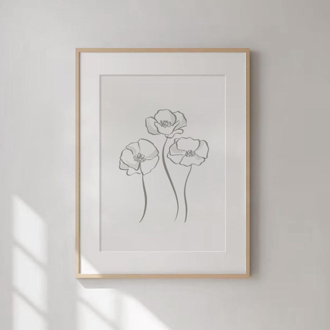 Poppies | Print in A4 A5 A6 - Etsy