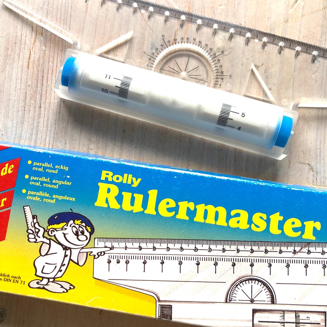 Rolly Rulermaster 22 Cm Drawing Ruler for Parallels, Angles and Circles ...