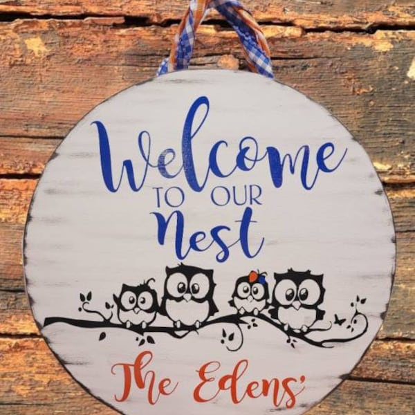 Owl Door Hanger - Etsy