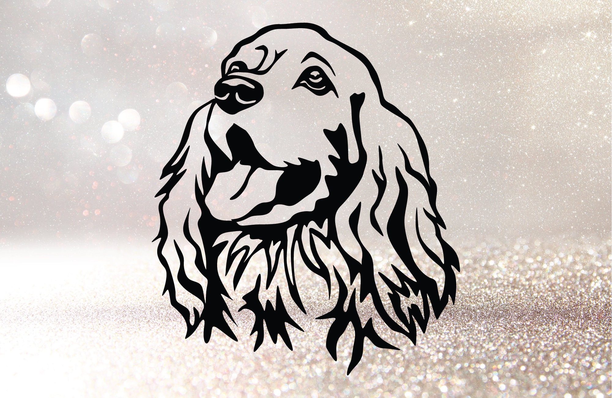 Cocker Spaniel Decal Spaniel Sticker Dog Decal Dog | Etsy