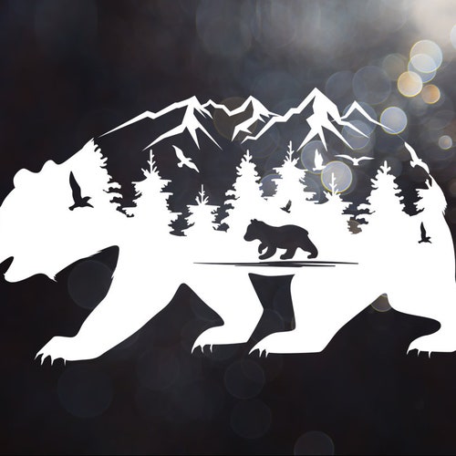 BEAR Vinyl Decal Sticker Deer Car Window Laptop Wall Choose - Etsy