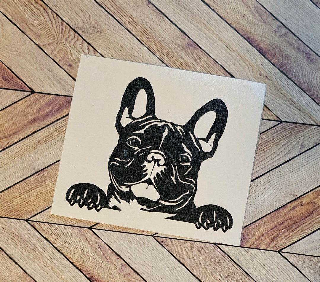 French Bulldog Decal, Frenchie Sticker, Dog Decal, Frenchie, Dog Car ...