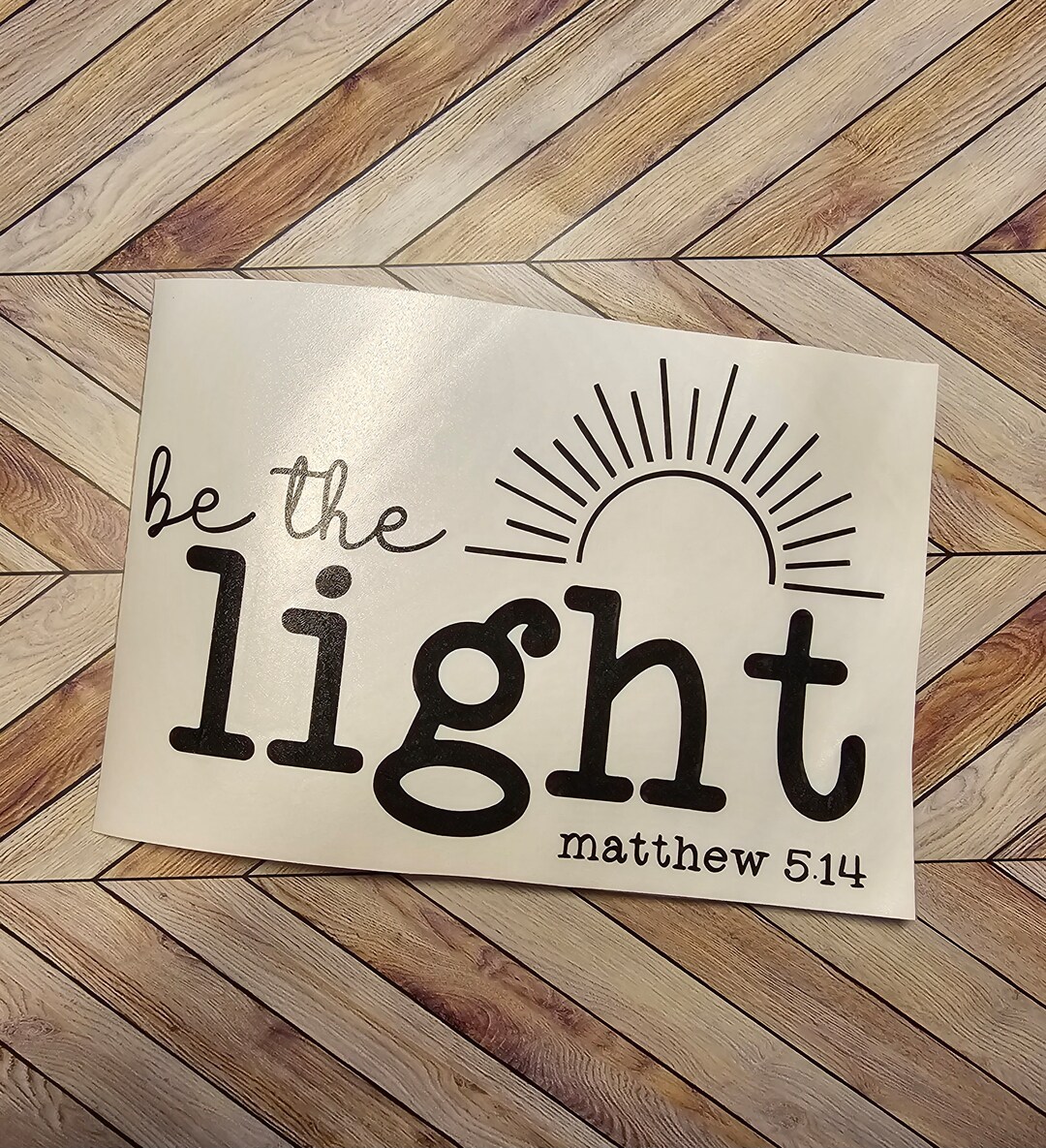 Be the Light Decal Car, Laptop, Cup, Tumbler, Yeti, Psalms Sticker ...
