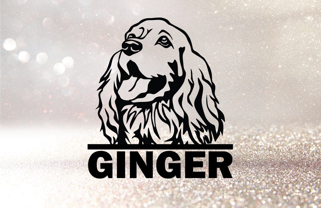 Cocker Spaniel Decal Spaniel Sticker Dog Decal Dog Sticker Dog Car ...