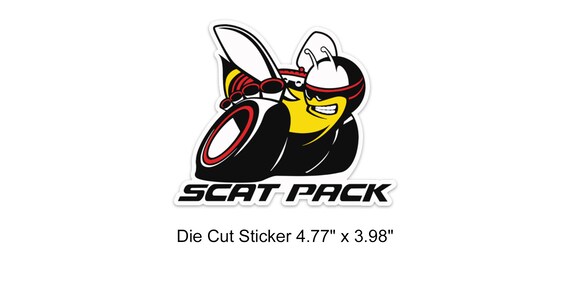 Dodge Scat Pack Logo Sticker Dodge Vinyl Sticker Dodge Decal | Etsy