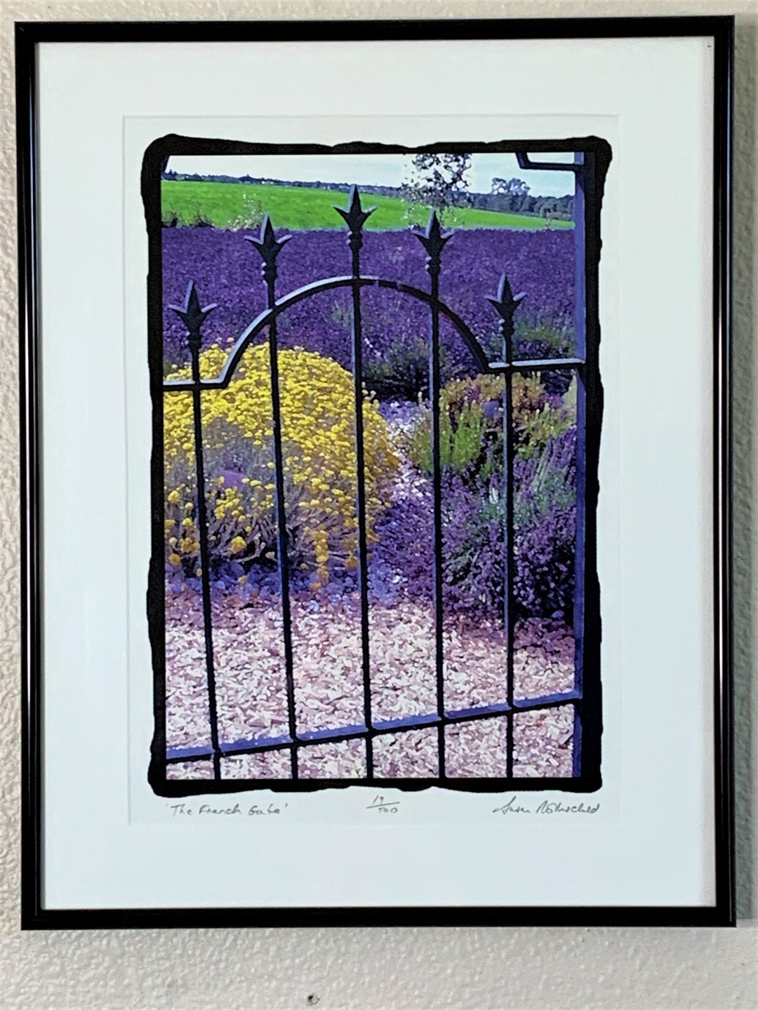 Susan Rothschild Lithograph "the French Gate" - Etsy