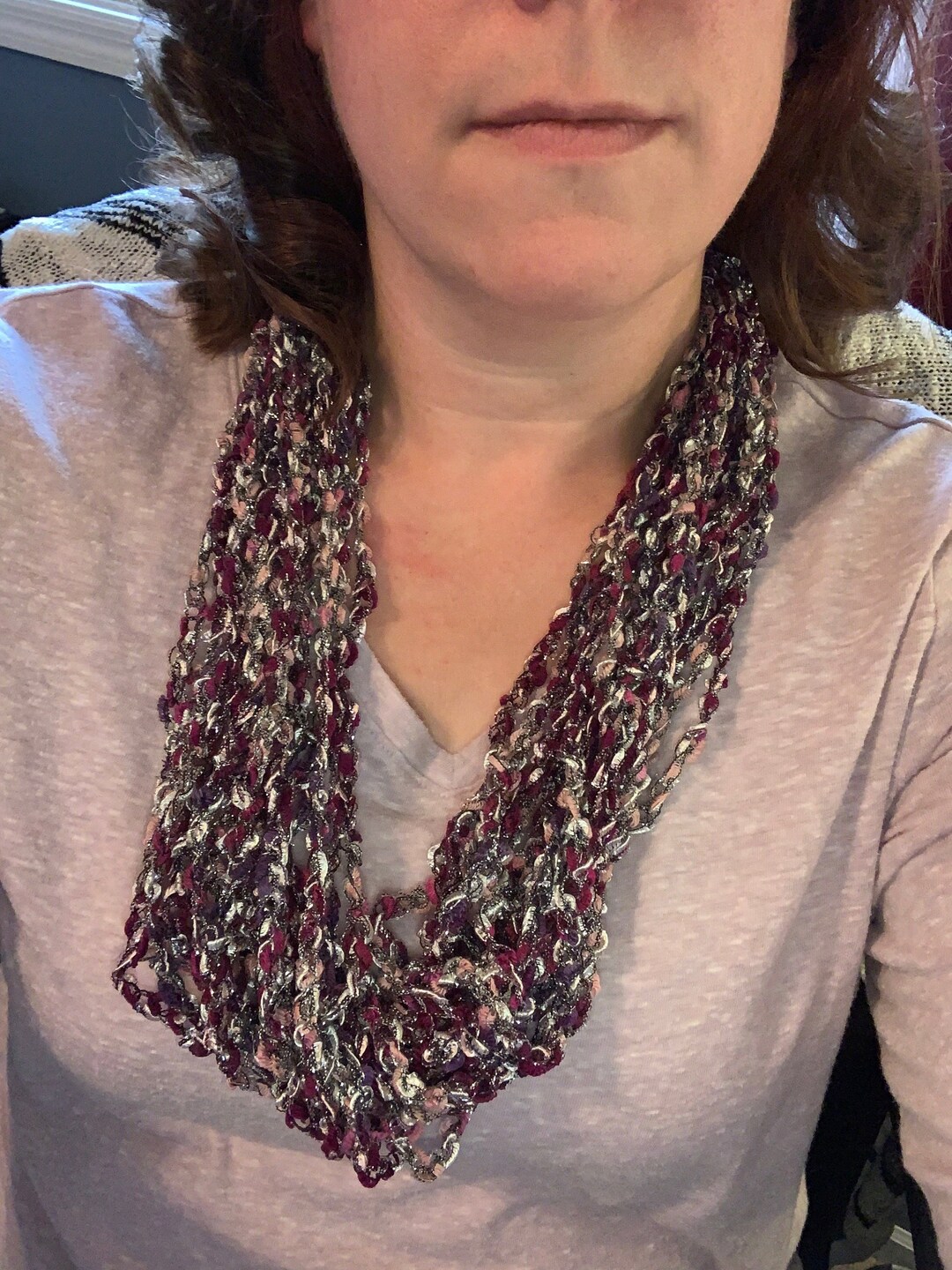 Ladder Yarn Necklace - Etsy