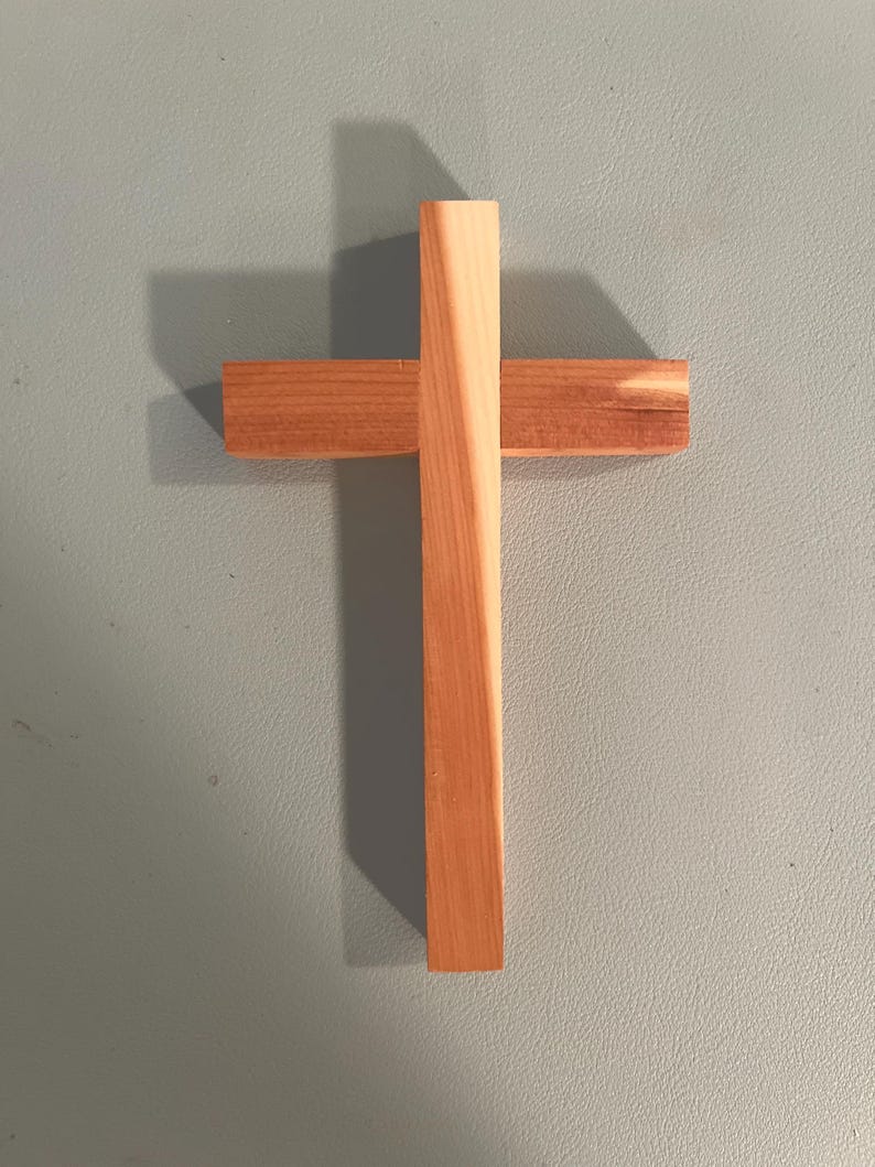 Cedar Cross 3” X 4 7/8” X 1/2” - Etsy