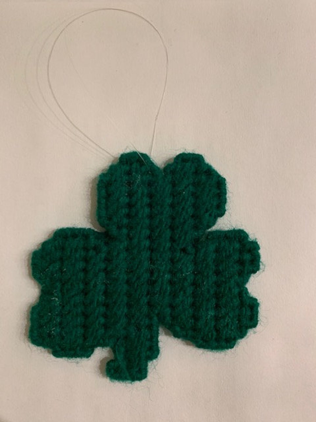 Plastic Canvas Shamrock - Etsy