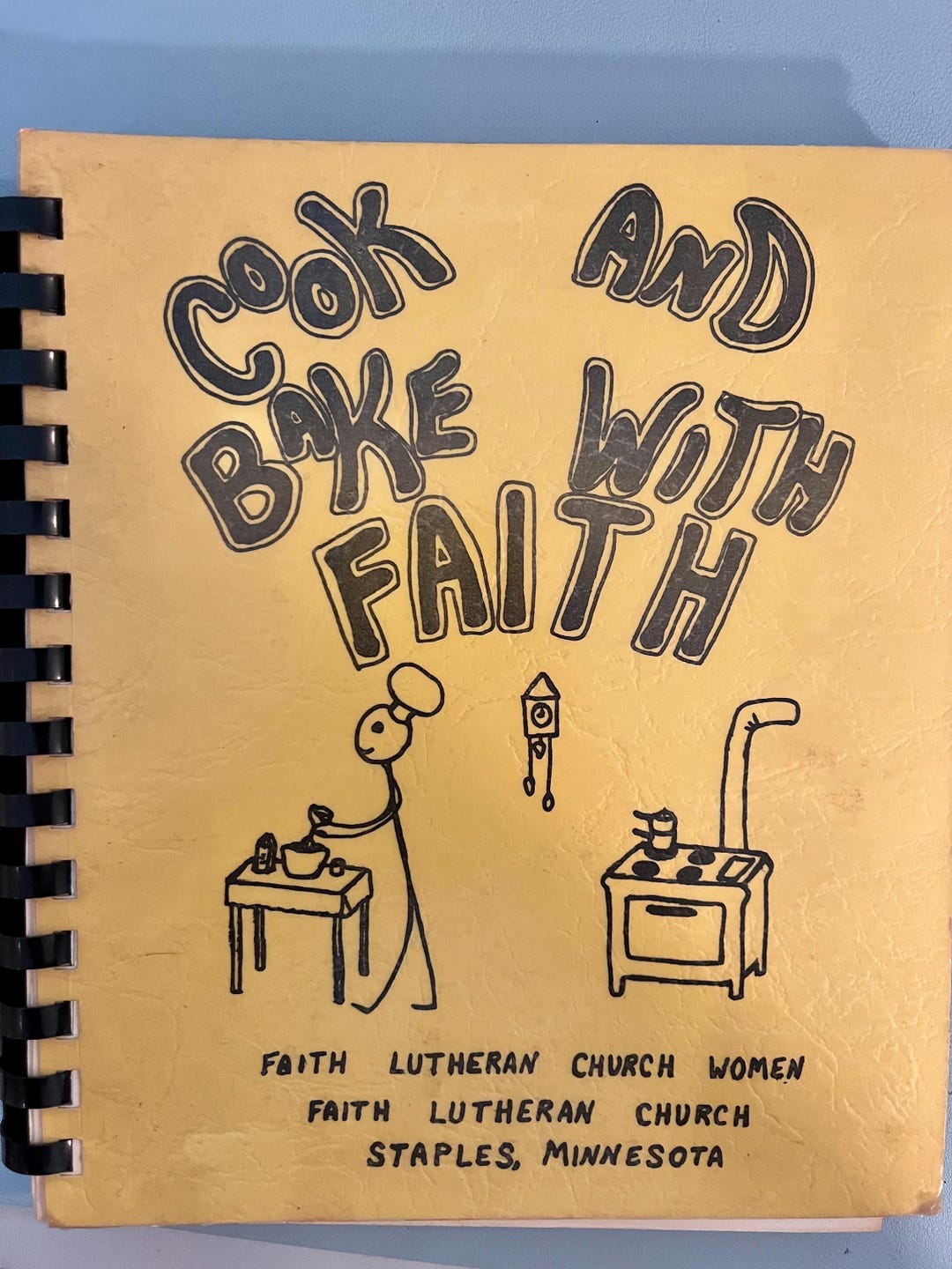 Vintage 1973 Cook and Bake With Faith Cookbook - Etsy