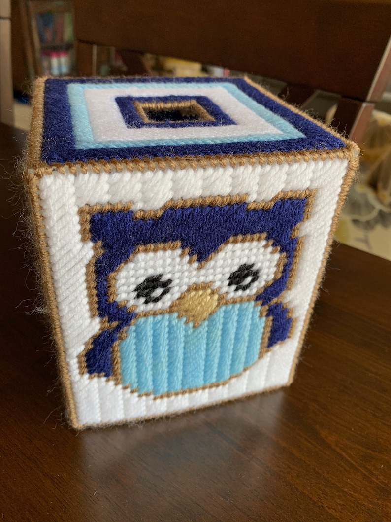 Owl Tissue Box Cover | Etsy