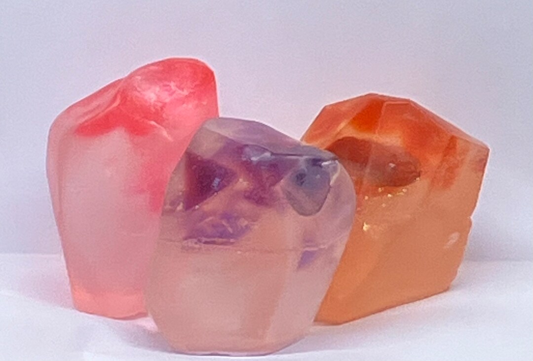 Crystal SOAP With Real Crystal Inside Truly Unique SOAP Cool Soap VEGAN ...