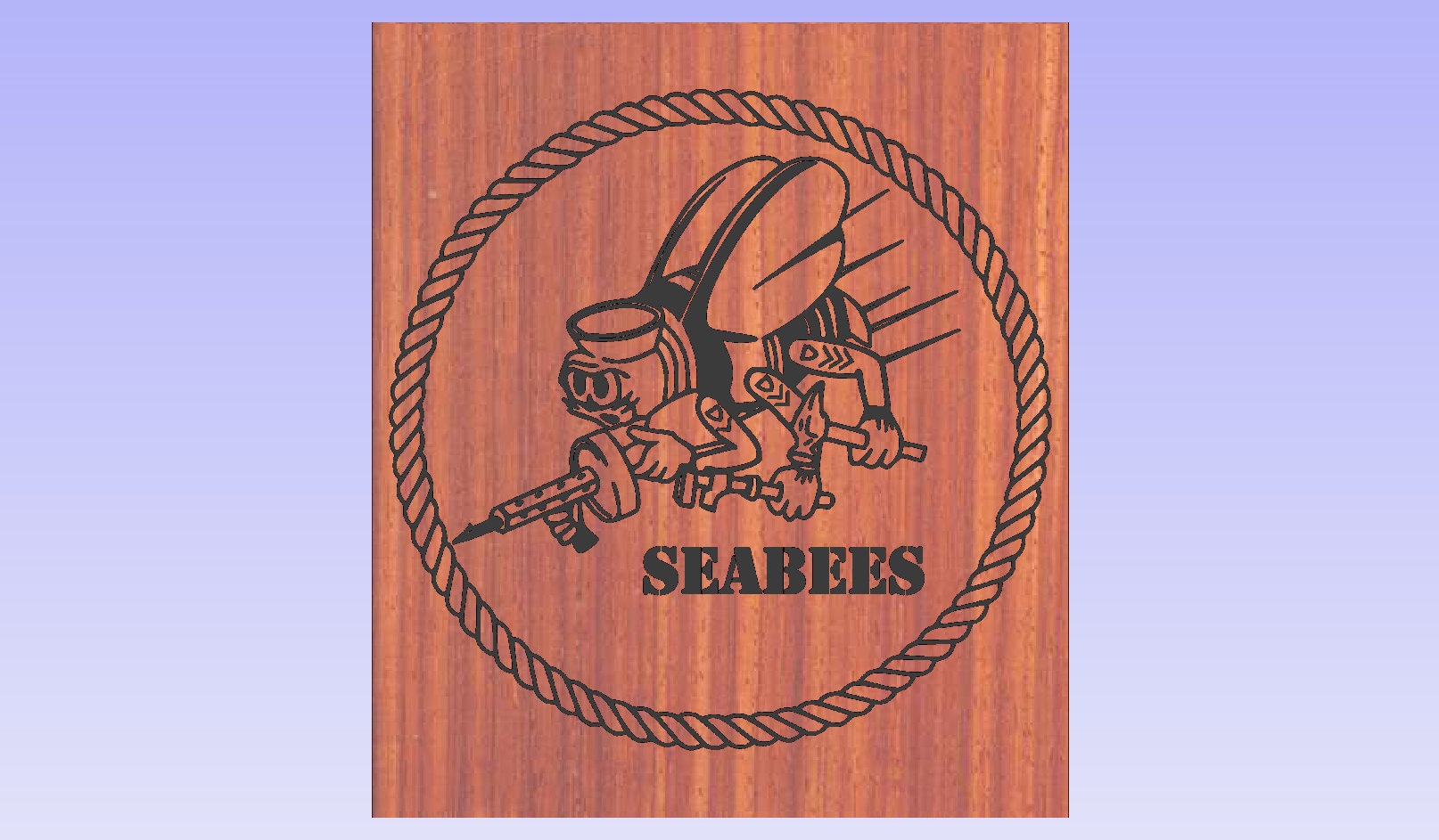 SEABEE Logo Vector - Etsy