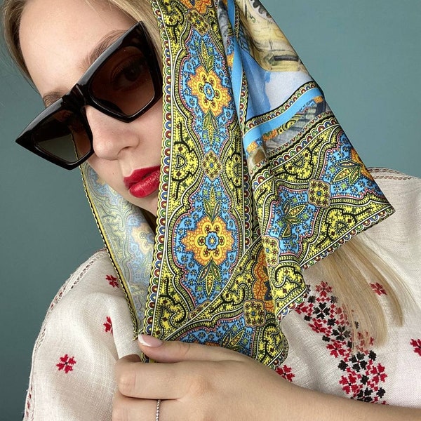 Silk Scarf Artist - Etsy