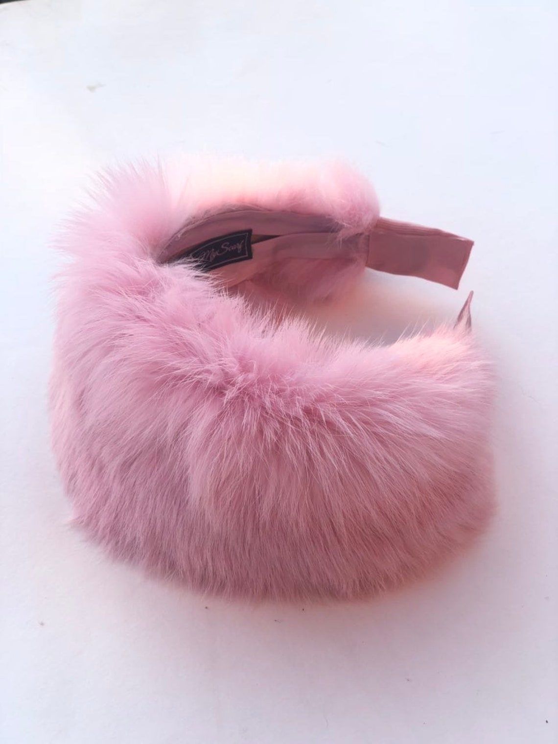 Headband Real Fur Headbands Turbans-Hair accessory | Etsy