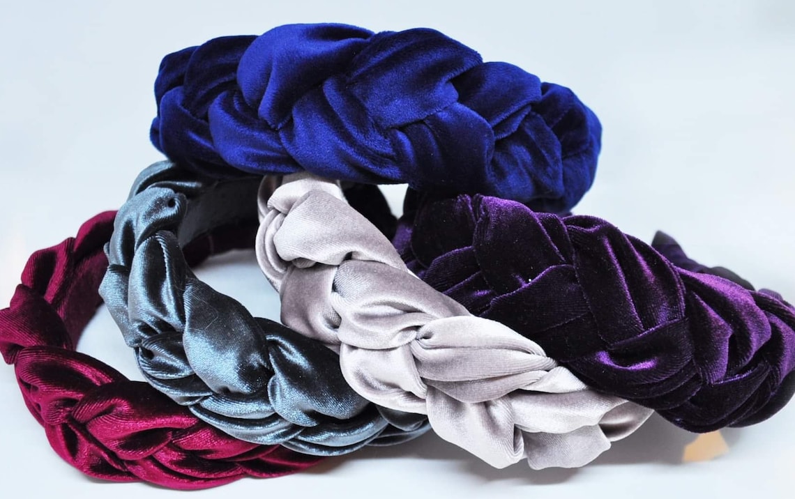 Velvet Hairband pink Headband-Нeadband for Women Pink - Etsy