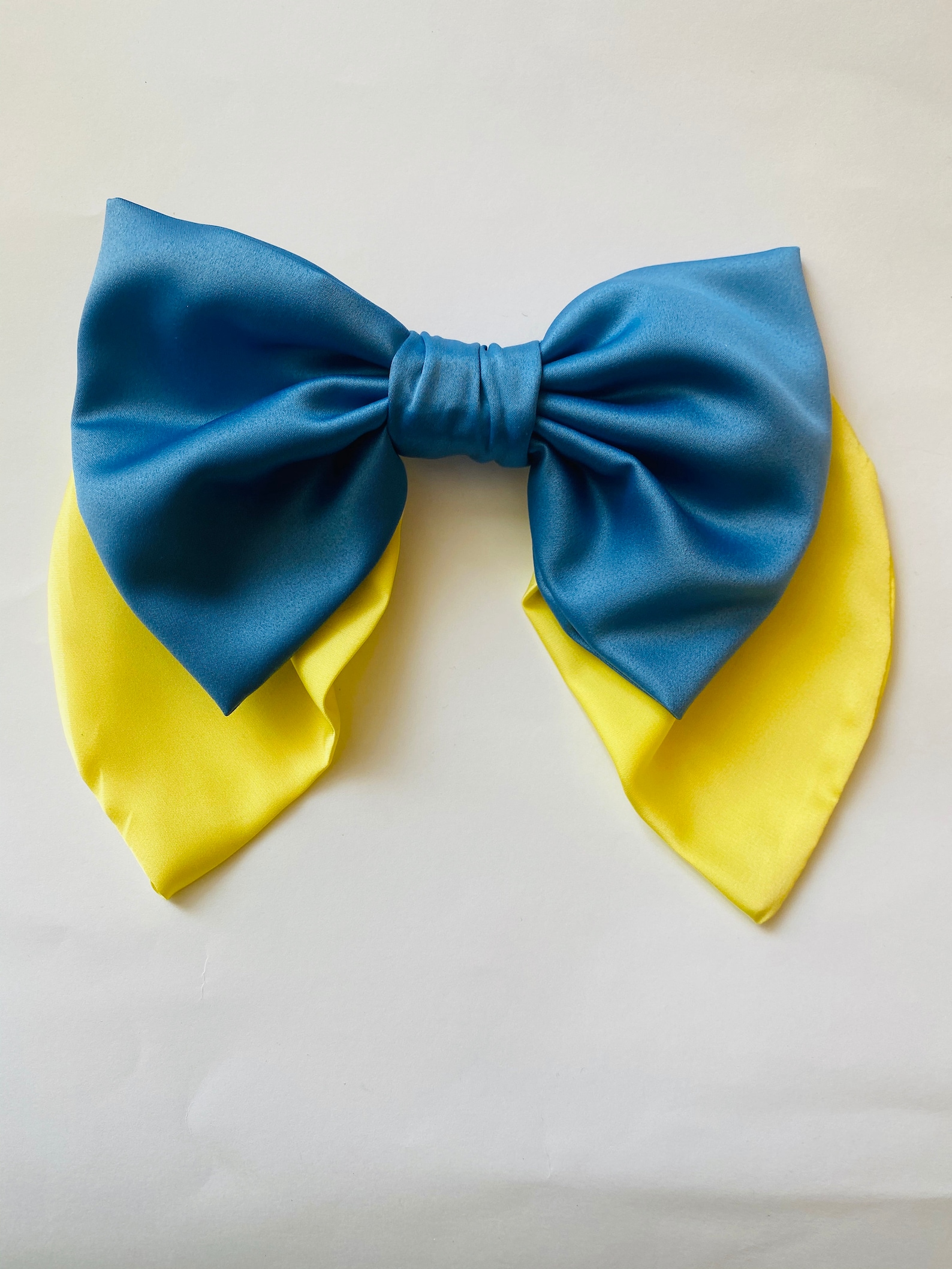 Satin Gold Bow-luxury Bows-oversize Bow ukraine - Etsy