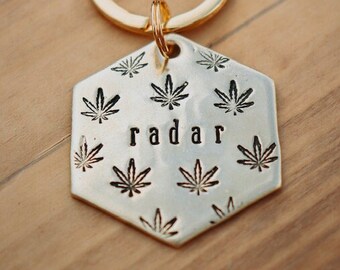 Marijuana Dog Tag - Etsy